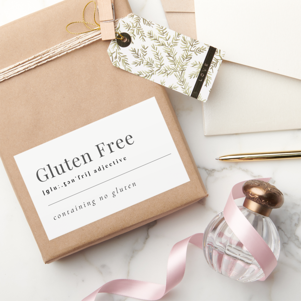 Definition of Gluten Free - Sticker Labels by Gluten Free Journey