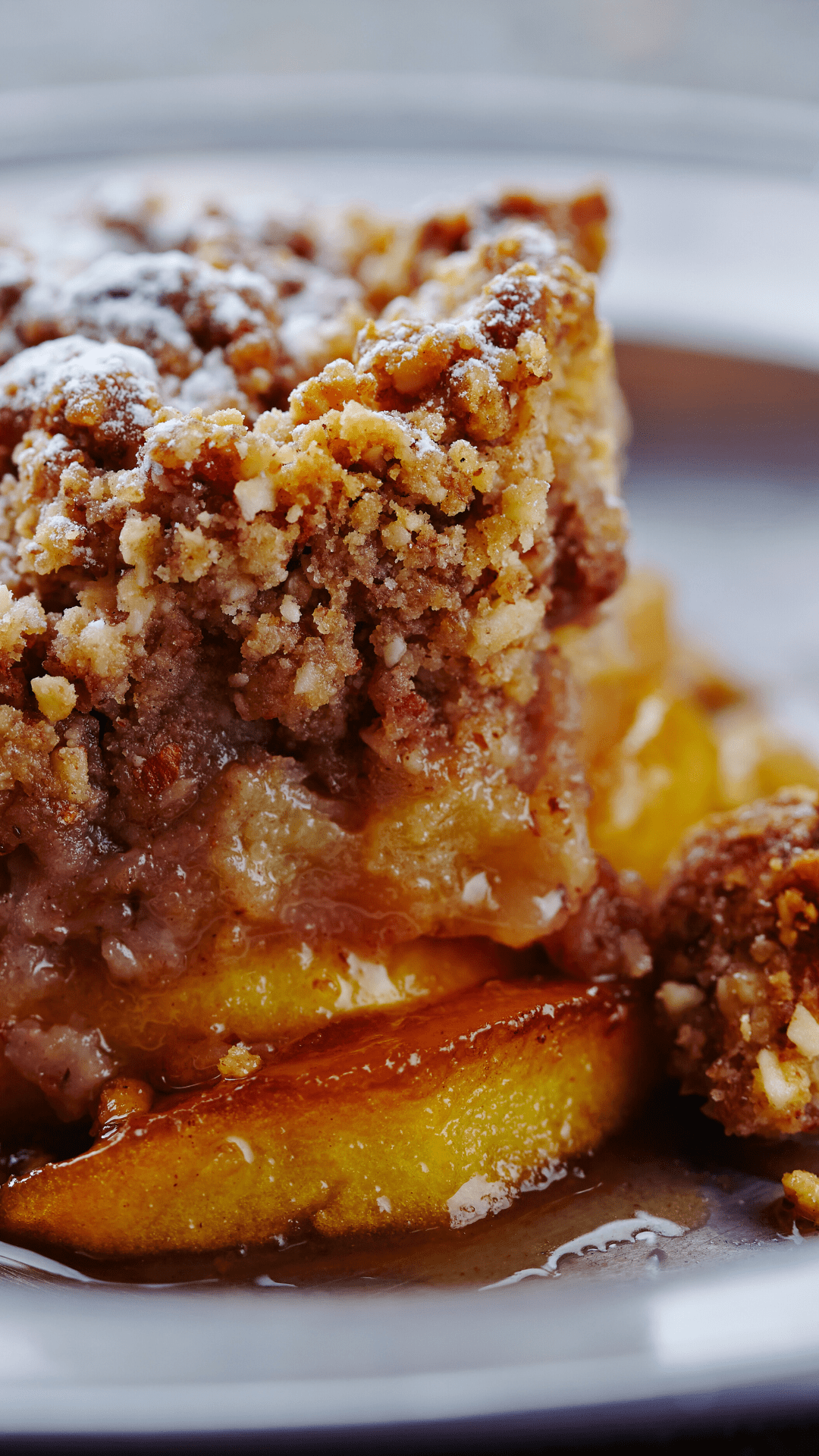 Gluten Free Apple Peach Crumble Recipe | Easy Dessert Ideas